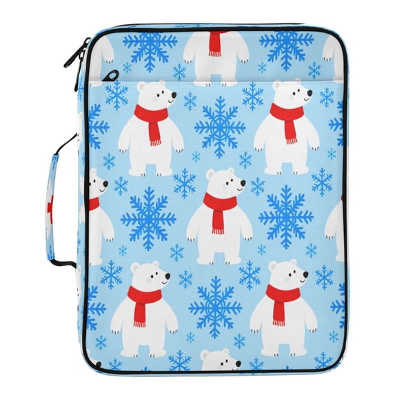BZSMCE White Bear Pattern Pattern Water-Resistant Filing Folder Binder ...