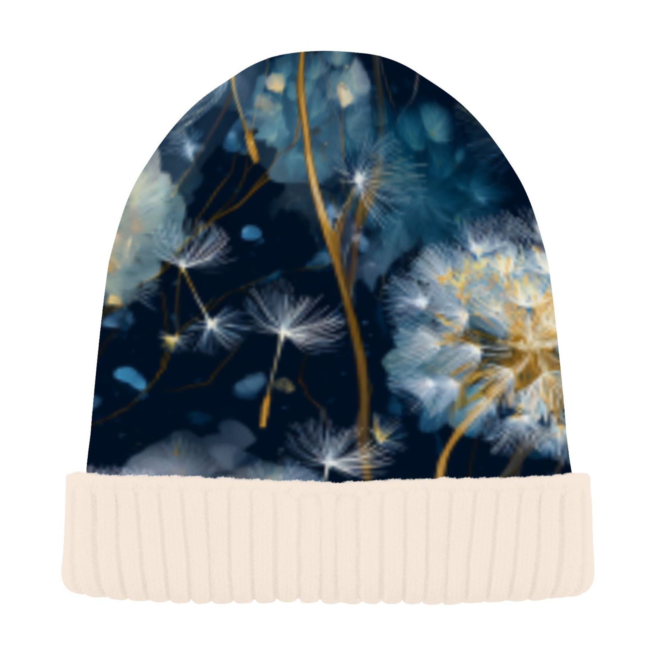BZSMCE Winter Beanie Hats Casual Warm Cozy CapDandelion Flight Pattern ...