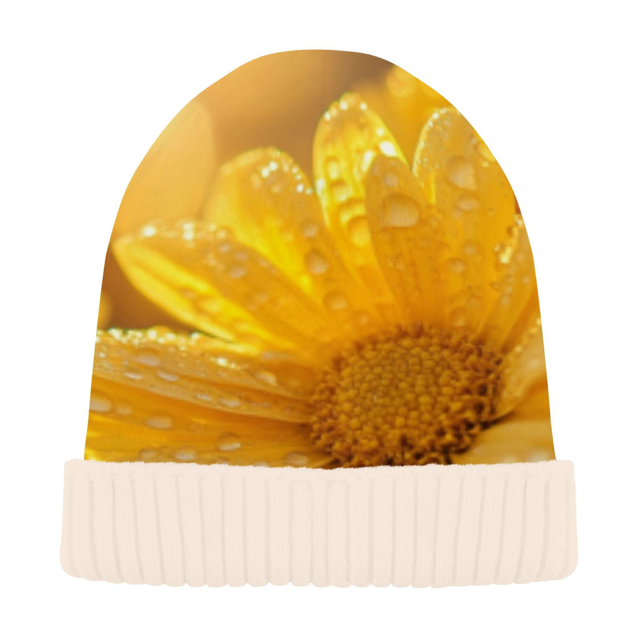 BZSMCE Winter Beanie Hats Casual Warm Cozy CapSunny Daisy Delight ...