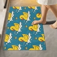 BZSMCE Yellow Rubber Duck and Golden Crown Pattern 2-Piece Non-Slip ...