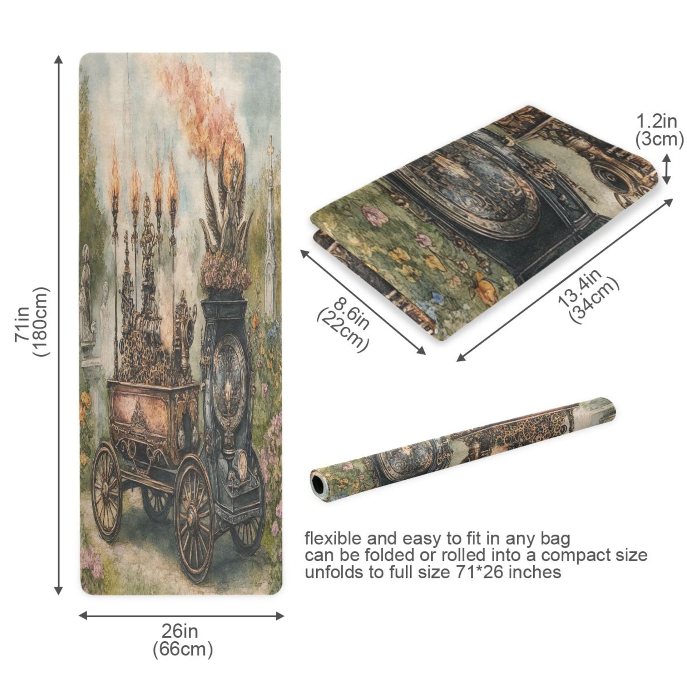 BZSMCE Yoga Mat Women Art Steampunk Train Fitness Mat - Walmart.com