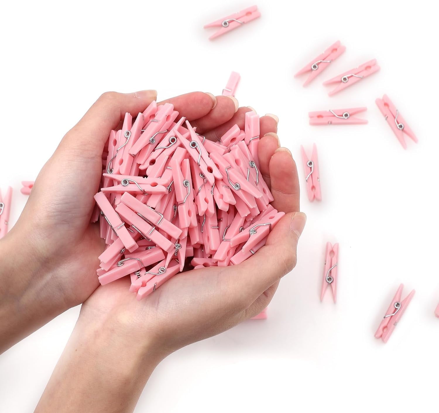 BZUEPRS 100PCS Baby Shower Clothespins Plastic Clothes Pin with ...