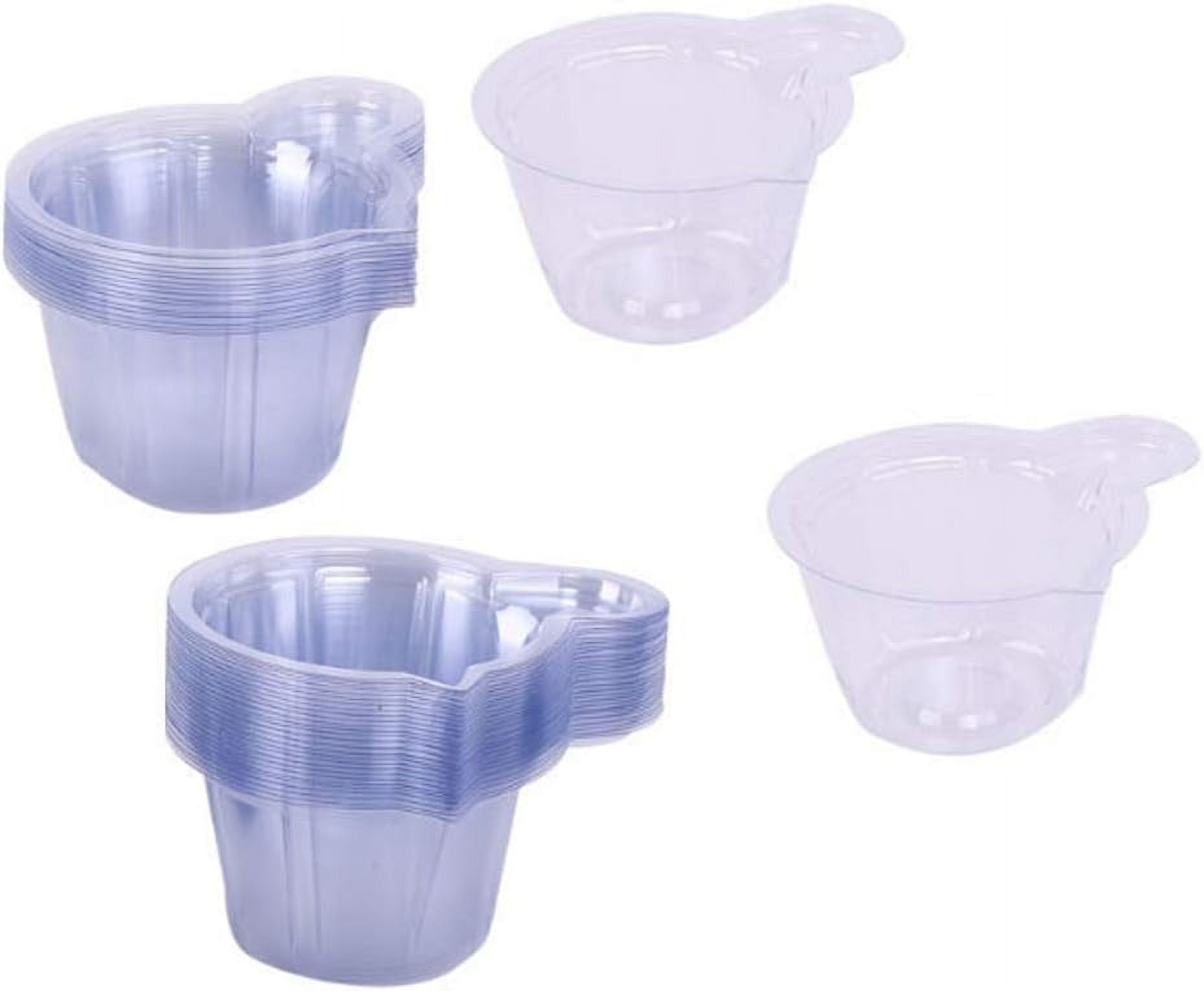 BZUEPRS 120Pcs 40ml Disposable Plastic Resin Mixing Cups Multipurpose ...