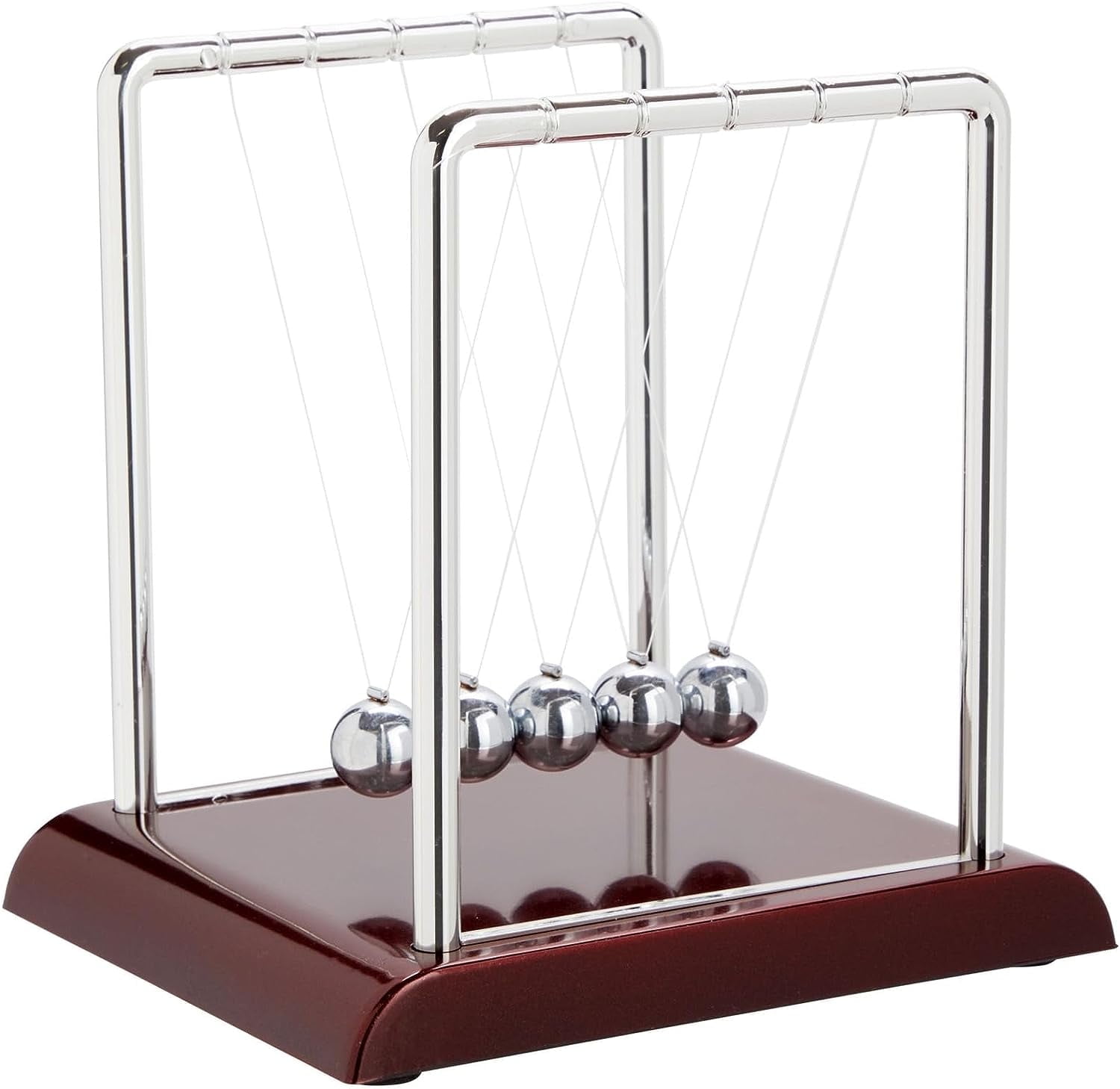 BZUEPRS Newton's Cradle Balance Pendulum, Adult Physics Learning Desk ...