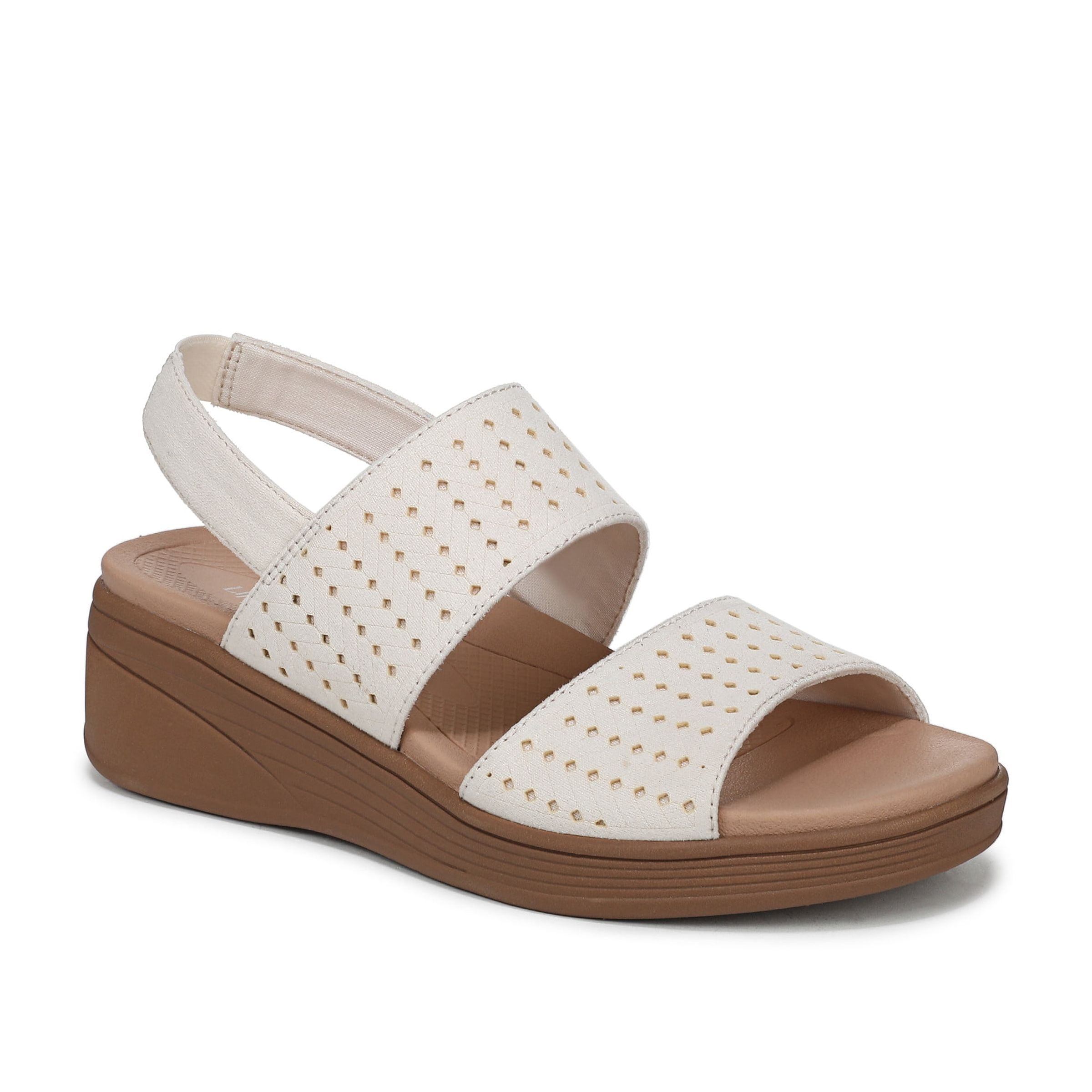 BZees For Lifestride Womens Festive Wedge Sandal - Medium & Wide Width ...