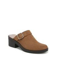 Women's Open-Back Hand-Painted Leather Clogs - Black - European Size 4 ...