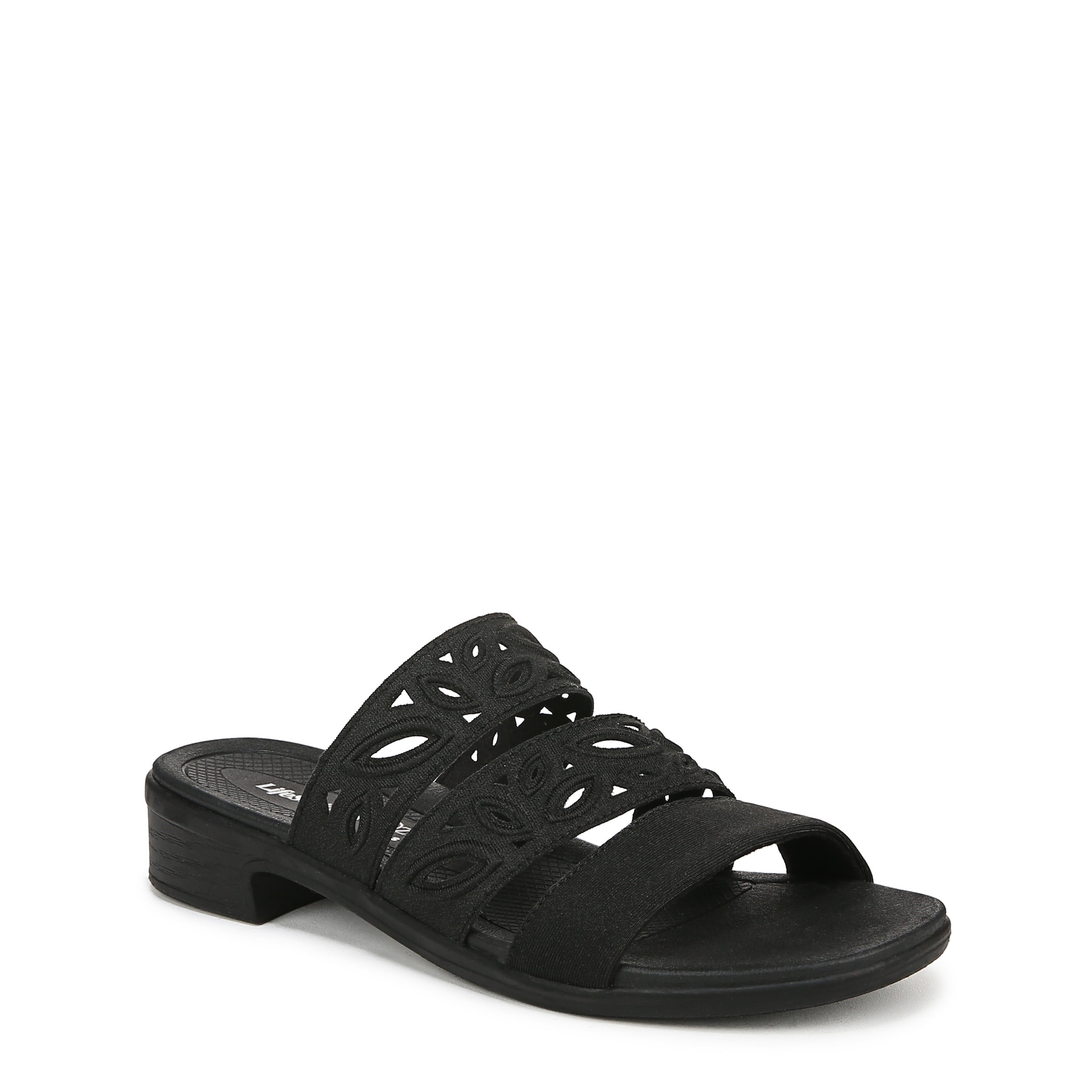 BZees For Lifestride Womens Poppy Slide Sandal - Medium & Wide Width ...