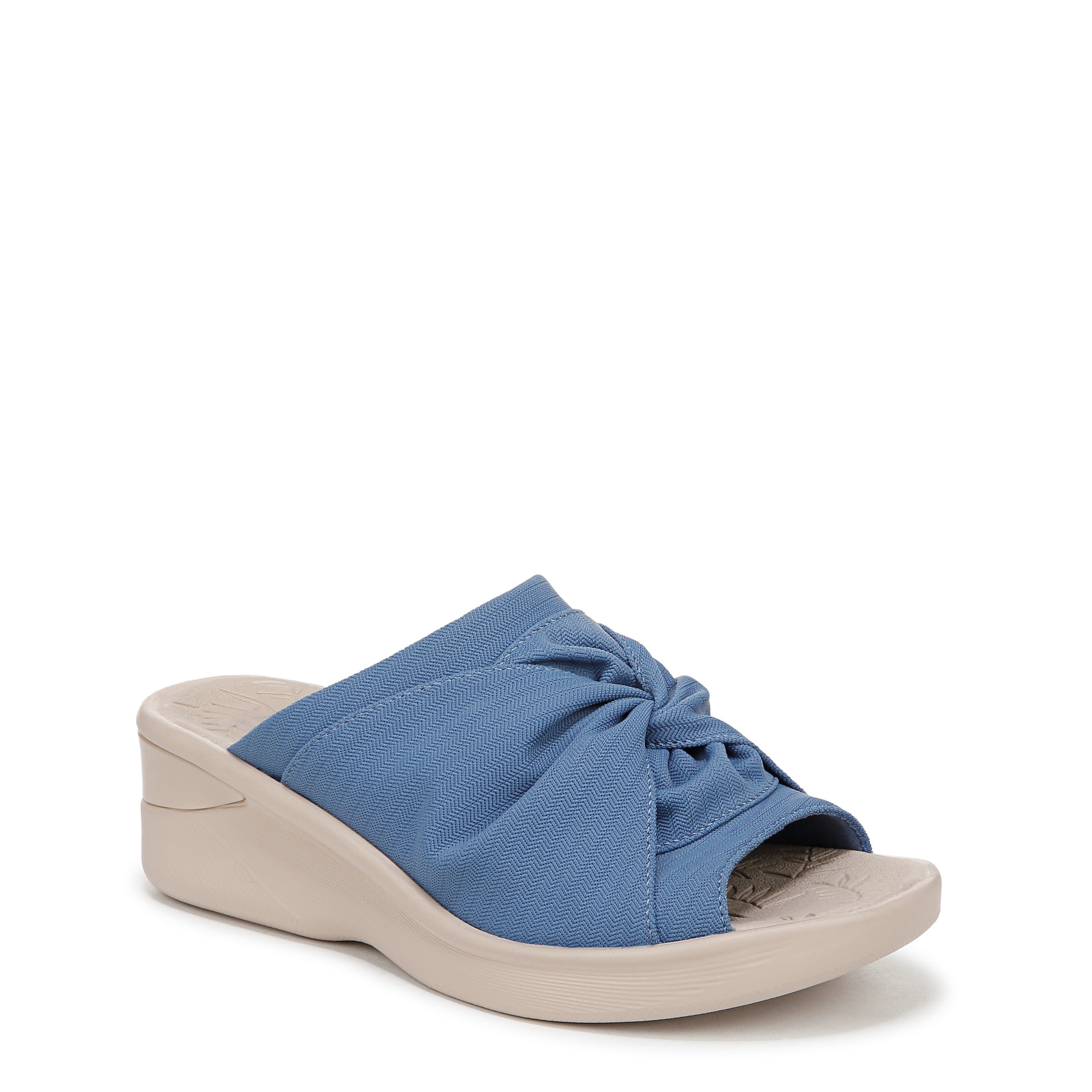 BZees For Lifestride Womens Smile 3 Slide Sandal - Medium & Wide Width ...
