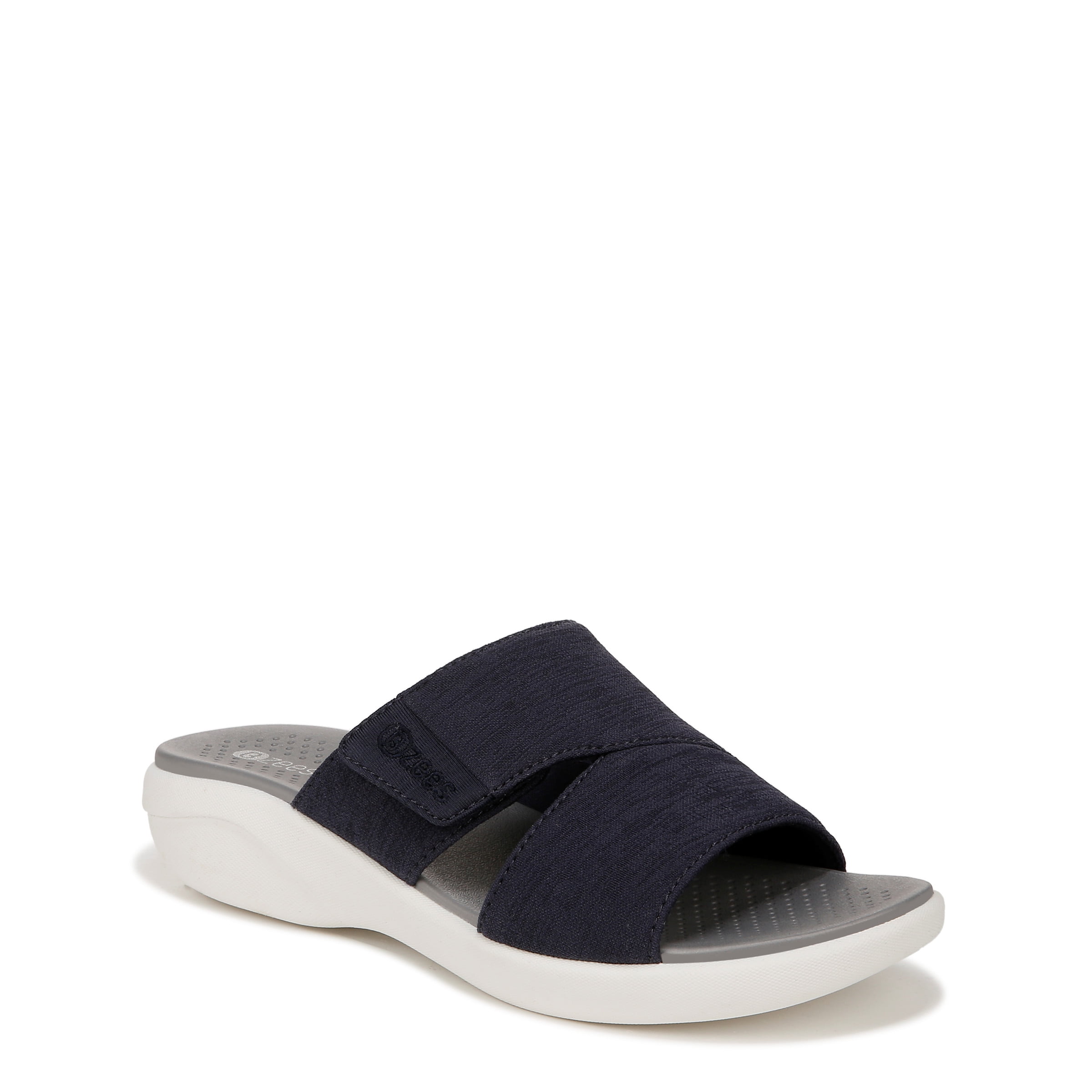 BZees Womens Washable Slide Sandal - Medium & Wide Width - Walmart.com