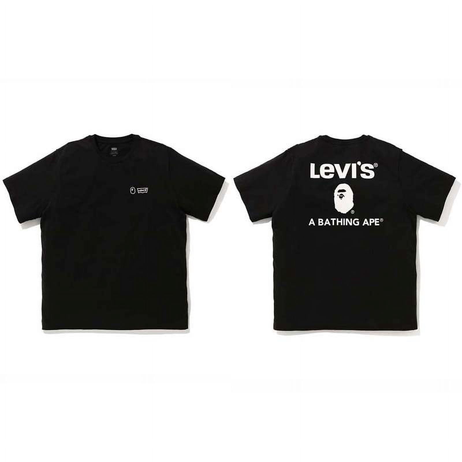 Ba-Pe Heavyweight T - Shirt: Ape Head and Shark Print for Trendsetters ...