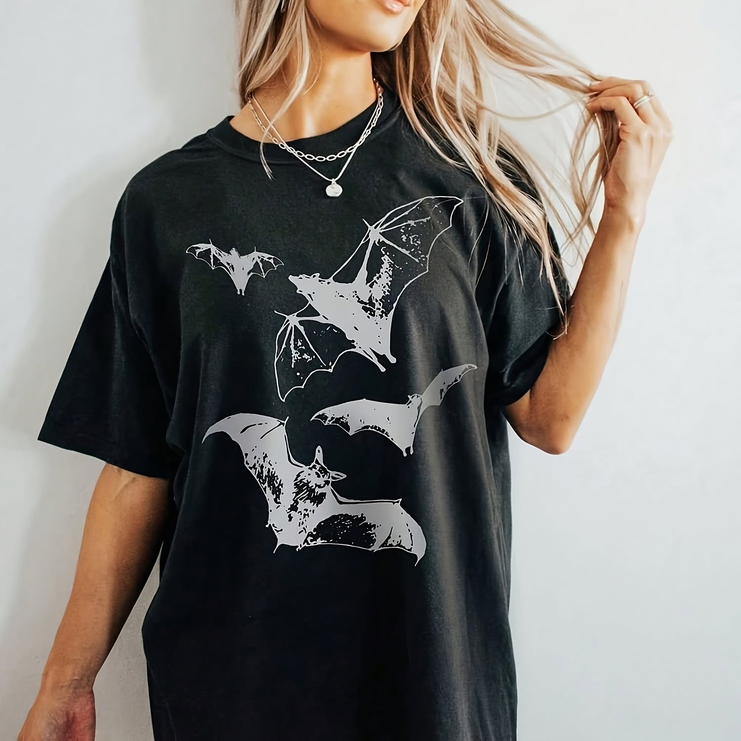 Ba T-S1Hirt Vintage 90s Grunge Bat T-S1Hirt Y2k Gothic S1Hirt Uni 2000s ...