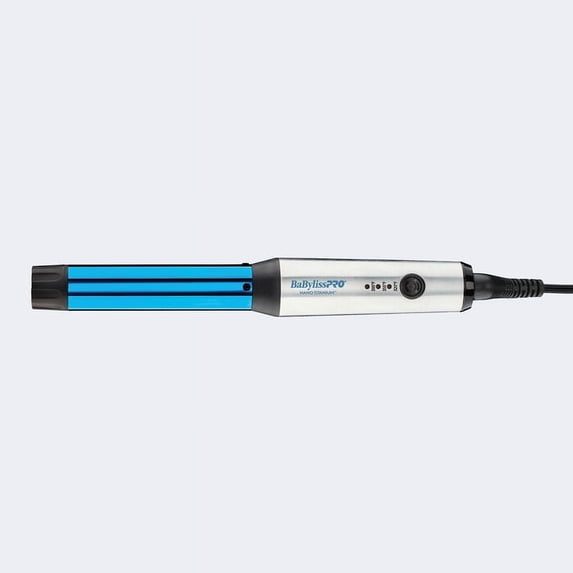 BabylissPRO Hot Curlers Iron Nano Titanium 1" Compact Curling Wand ...