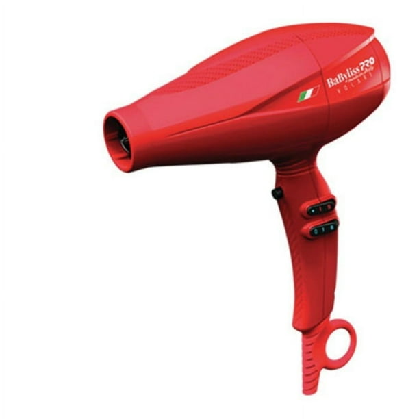 BaBylissPRO Volare V1 Professional Ionic Hair Dryer, 2000 Watts, Red ...
