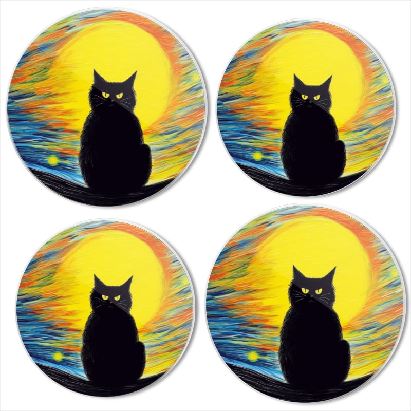 BaHomeck Electric Stove Burner Covers Set of 4,Round Metal Gas Stove ...