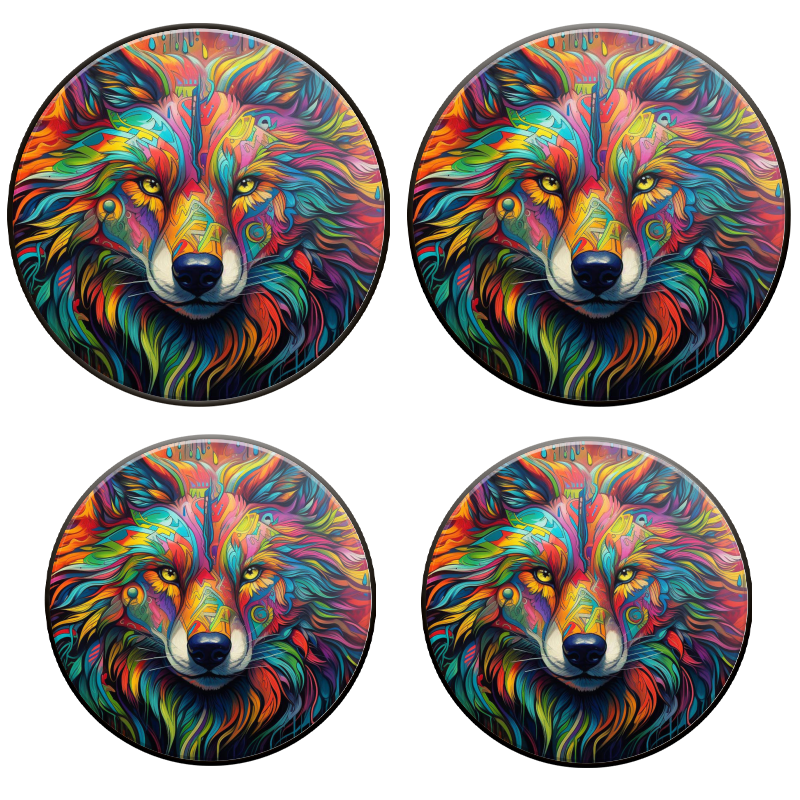 BaHomeck Electric Stove Burner Covers Set of 4,Round Metal Gas Stove ...