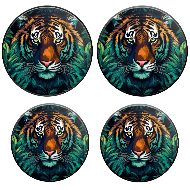 BaHomeck Electric Stove Burner Covers Set of 4,Round Metal Gas Stove ...