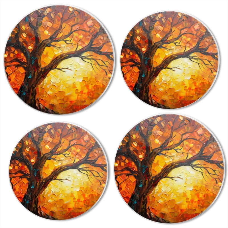 BaHomeck Electric Stove Burner Covers Set of 4,Round Metal Gas Stove ...
