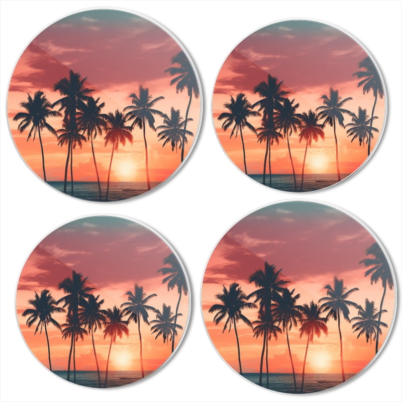 BaHomeck Electric Stove Burner Covers Set of 4,Round Metal Gas Stove ...