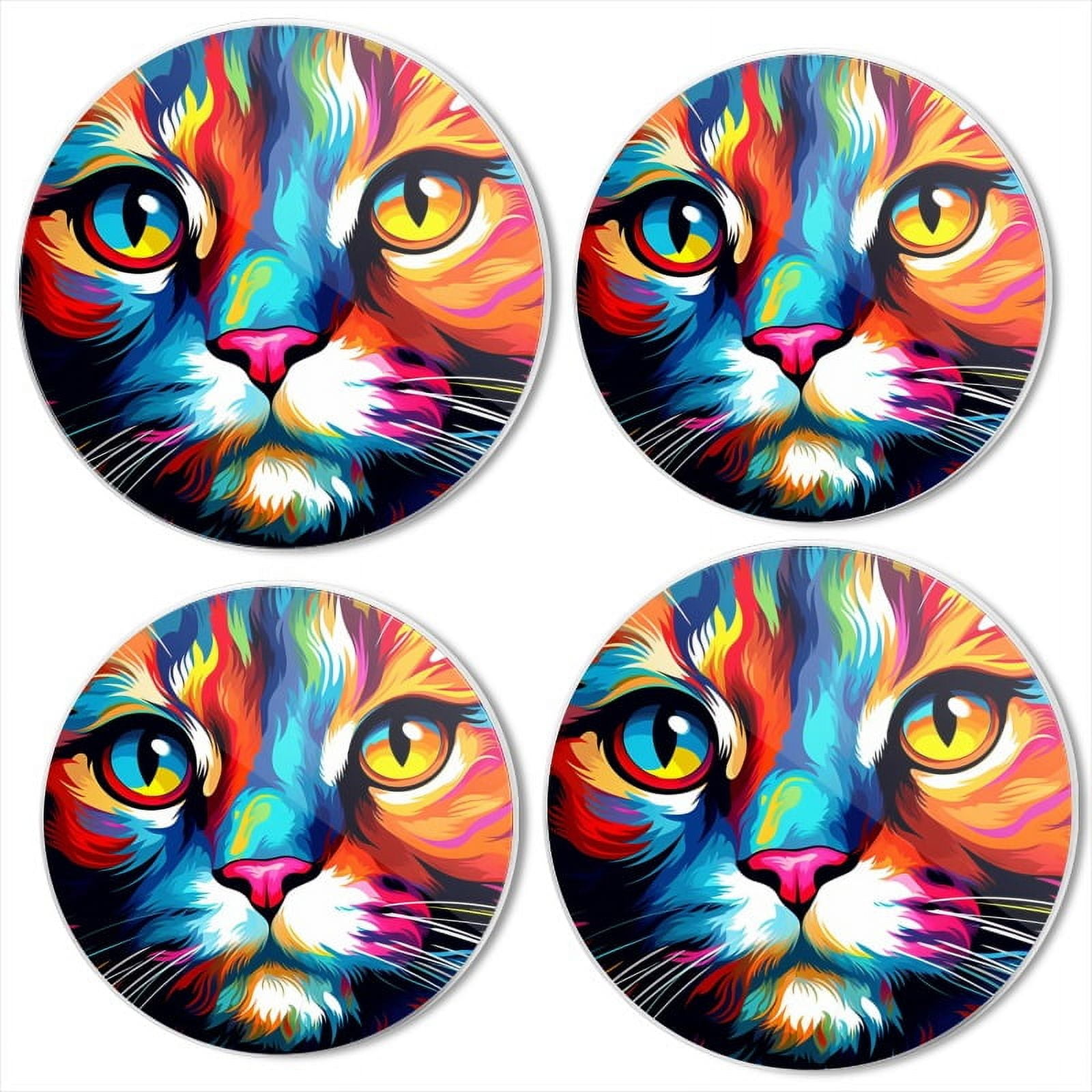 BaHomeck Electric Stove Burner Covers Set of 4,Round Metal Gas Stove ...