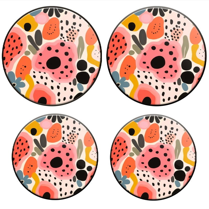 BaHomeck Electric Stove Burner Covers Set of 4,Round Metal Gas Stove ...