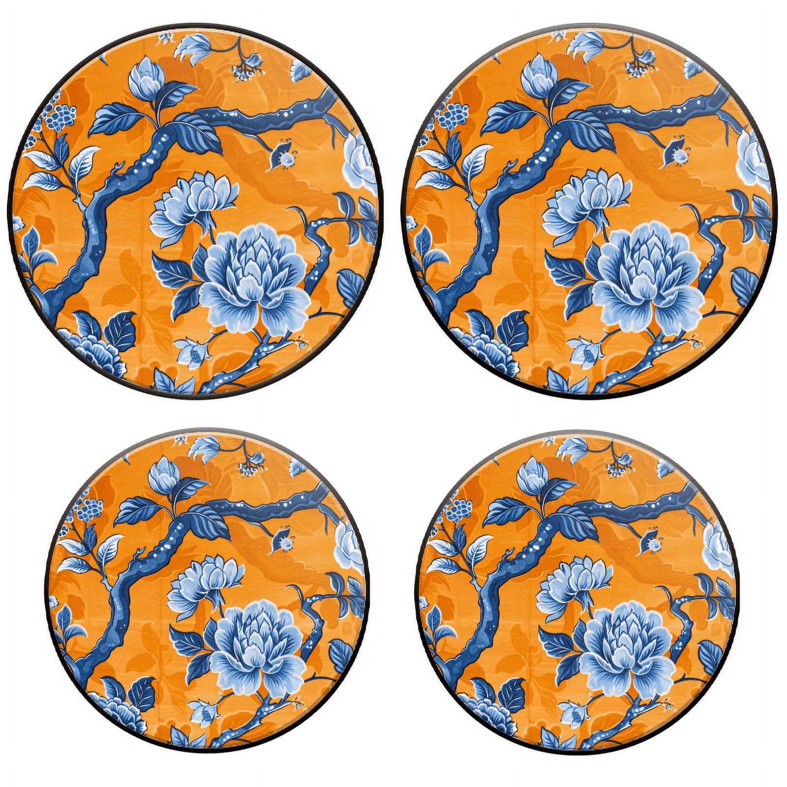BaHomeck Electric Stove Burner Covers Set of 4,Round Metal Gas Stove ...