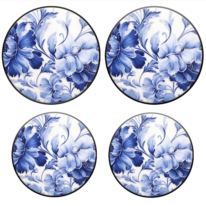 BaHomeck Electric Stove Burner Covers Set of 4,Round Metal Gas Stove ...