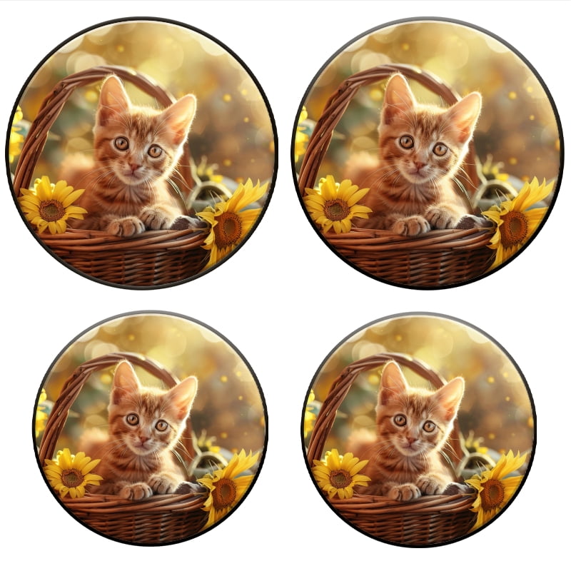 BaHomeck Electric Stove Burner Covers Set of 4,Round Metal Gas Stove ...