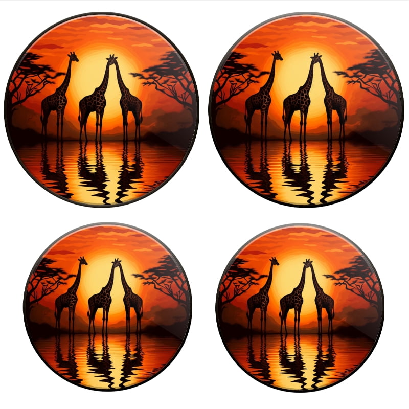 BaHomeck Electric Stove Burner Covers Set of 4,Round Metal Gas Stove ...
