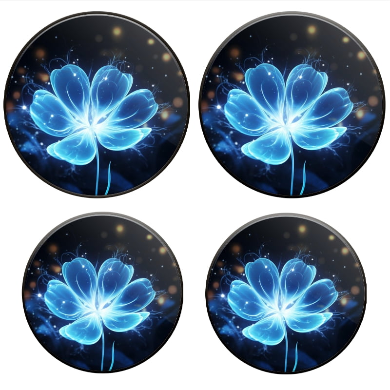 BaHomeck Electric Stove Burner Covers Set of 4,Round Metal Gas Stove Burner Covers 8 Inch and 10 ...
