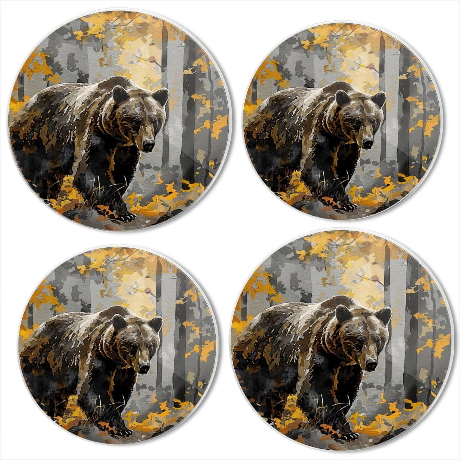 BaHomeck Electric Stove Burner Covers Set of 4,Round Metal Gas Stove ...