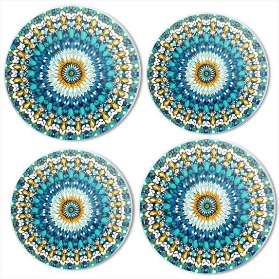 BaHomeck Electric Stove Burner Covers Set of 4,Round Metal Gas Stove ...