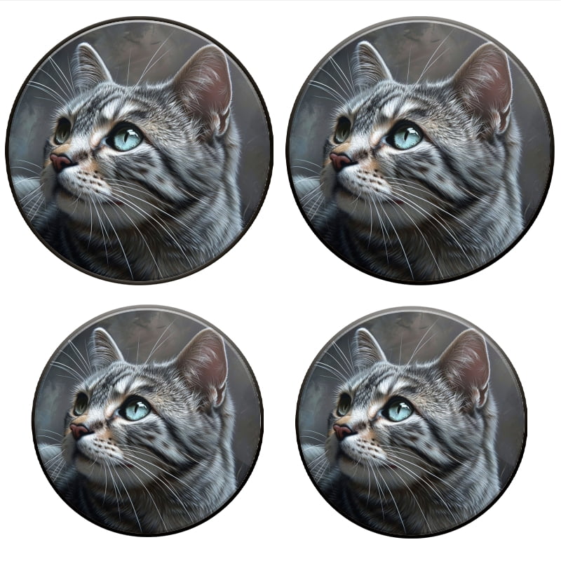 BaHomeck Electric Stove Burner Covers Set of 4,Round Metal Gas Stove ...