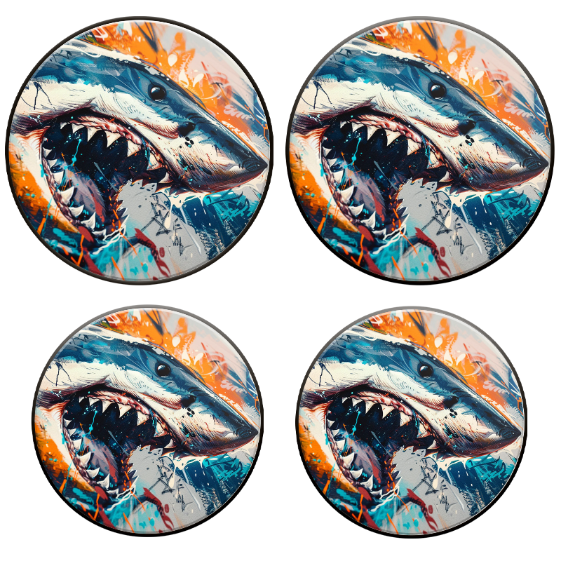 BaHomeck Electric Stove Burner Covers Set of 4,Round Metal Gas Stove ...