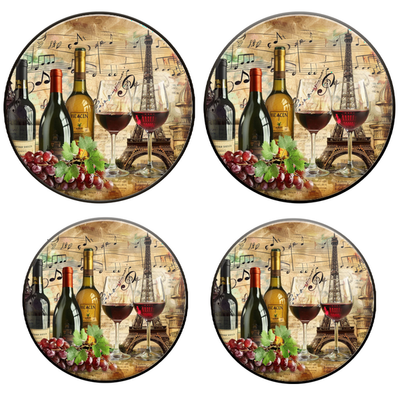 BaHomeck Electric Stove Burner Covers Set of 4,Round Metal Gas Stove ...