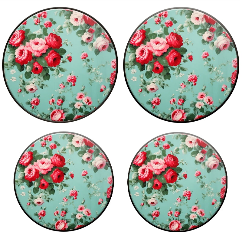 BaHomeck Electric Stove Burner Covers Set of 4,Round Metal Gas Stove ...