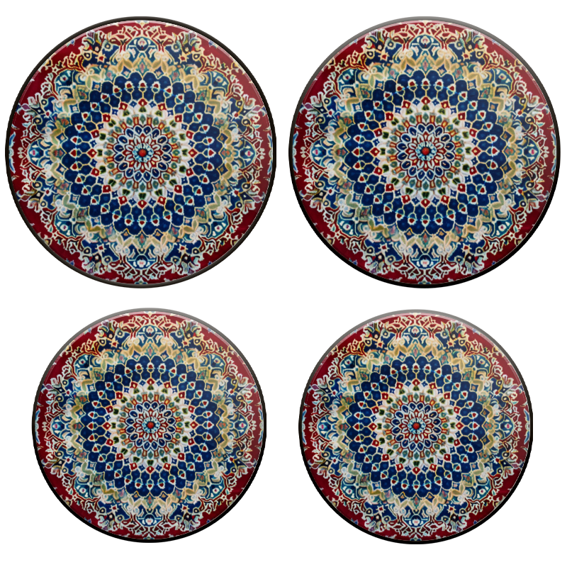 BaHomeck Electric Stove Burner Covers Set of 4,Round Metal Gas Stove ...