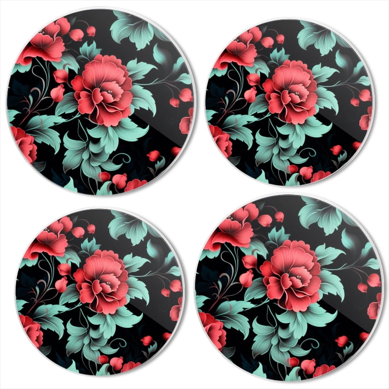 BaHomeck Electric Stove Burner Covers Set of 4,Round Metal Gas Stove ...