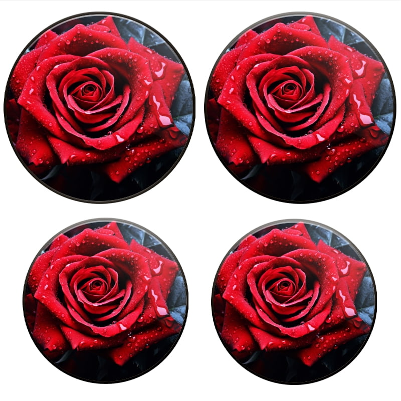 BaHomeck Electric Stove Burner Covers Set of 4,Round Metal Gas Stove ...