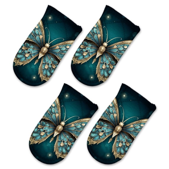 BaHomeck Pot Handle Holder Covers 4Pcs, Beautiful Queen Of Fairy Wings ...