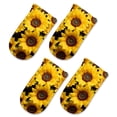 BaHomeck Pot Handle Holder Covers 4Pcs, Bouquet Of Sunflowers Each With ...