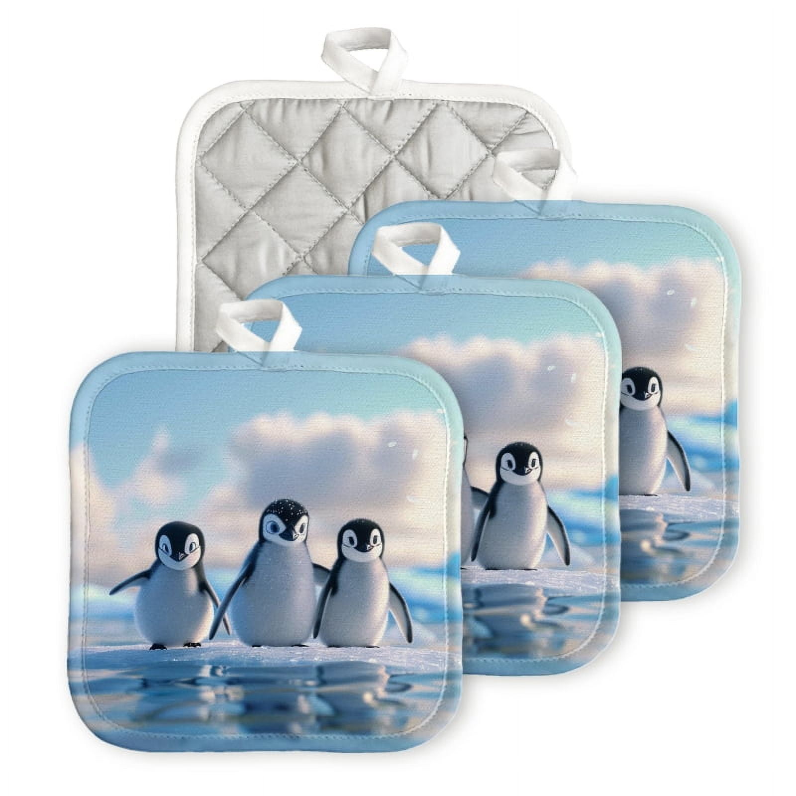 BaHomeck Pot Holders 4pcs dacron Made Square heat-resisting mat Machine ...