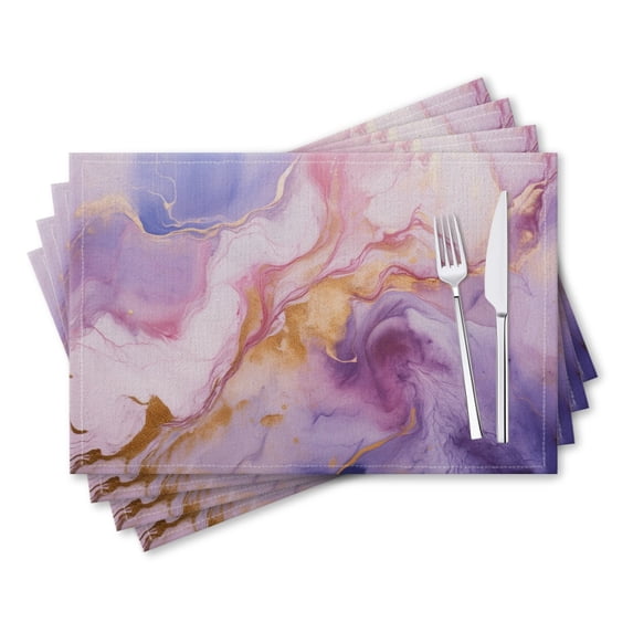 BaHomeck placemats Set of 4 rectangle Linen Cotton Placemats for Dining ...