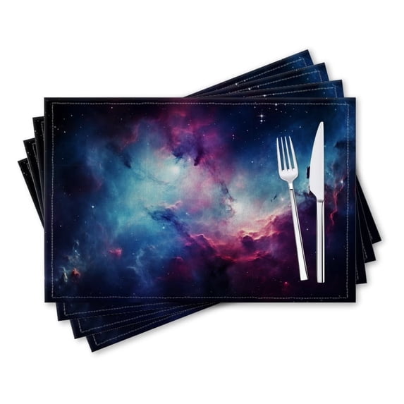 BaHomeck placemats Set of 4 rectangle Linen Cotton Placemats for Dining ...
