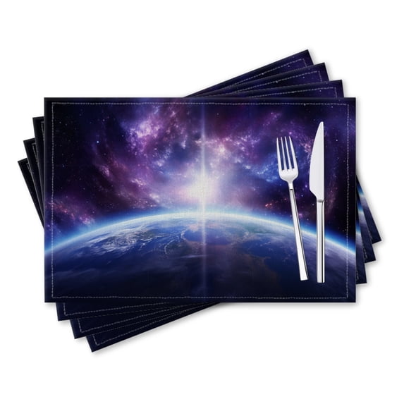 BaHomeck placemats Set of 4 rectangle Linen Cotton Placemats for Dining ...