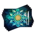 BaHomeck placemats Set of 4 rectangle Linen Cotton Placemats for Dining ...