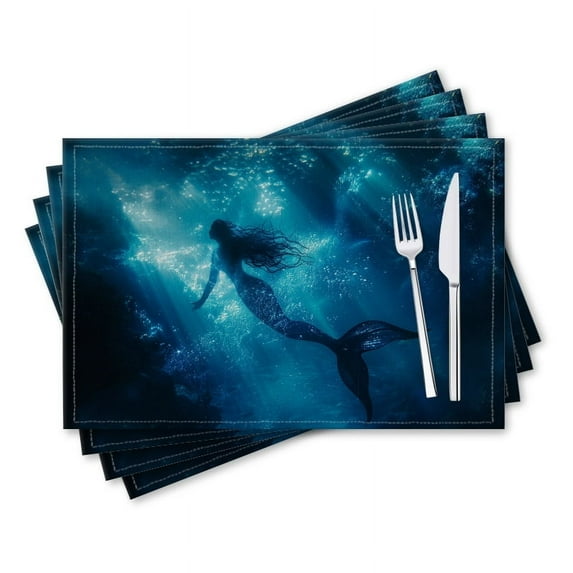 BaHomeck placemats Set of 4 rectangle Linen Cotton Placemats for Dining ...