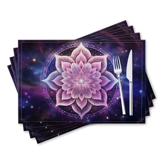BaHomeck placemats Set of 4 rectangle Linen Cotton Placemats for Dining ...