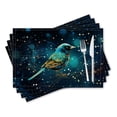 BaHomeck placemats Set of 4 rectangle Linen Cotton Placemats for Dining ...
