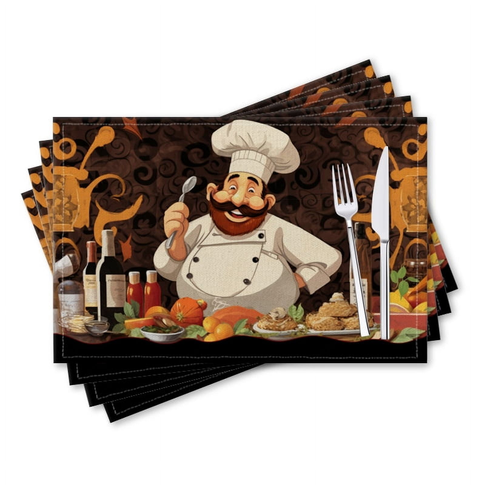 BaHomeck placemats Set of 4 rectangle Linen Cotton Placemats for Dining ...