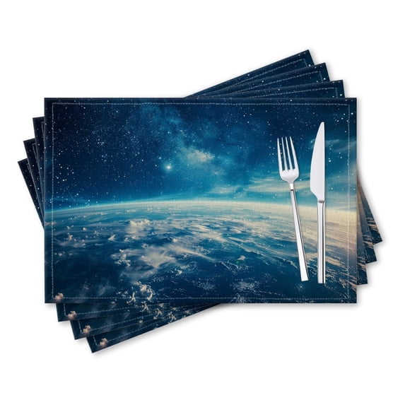 BaHomeck placemats Set of 4 rectangle Linen Cotton Placemats for Dining ...